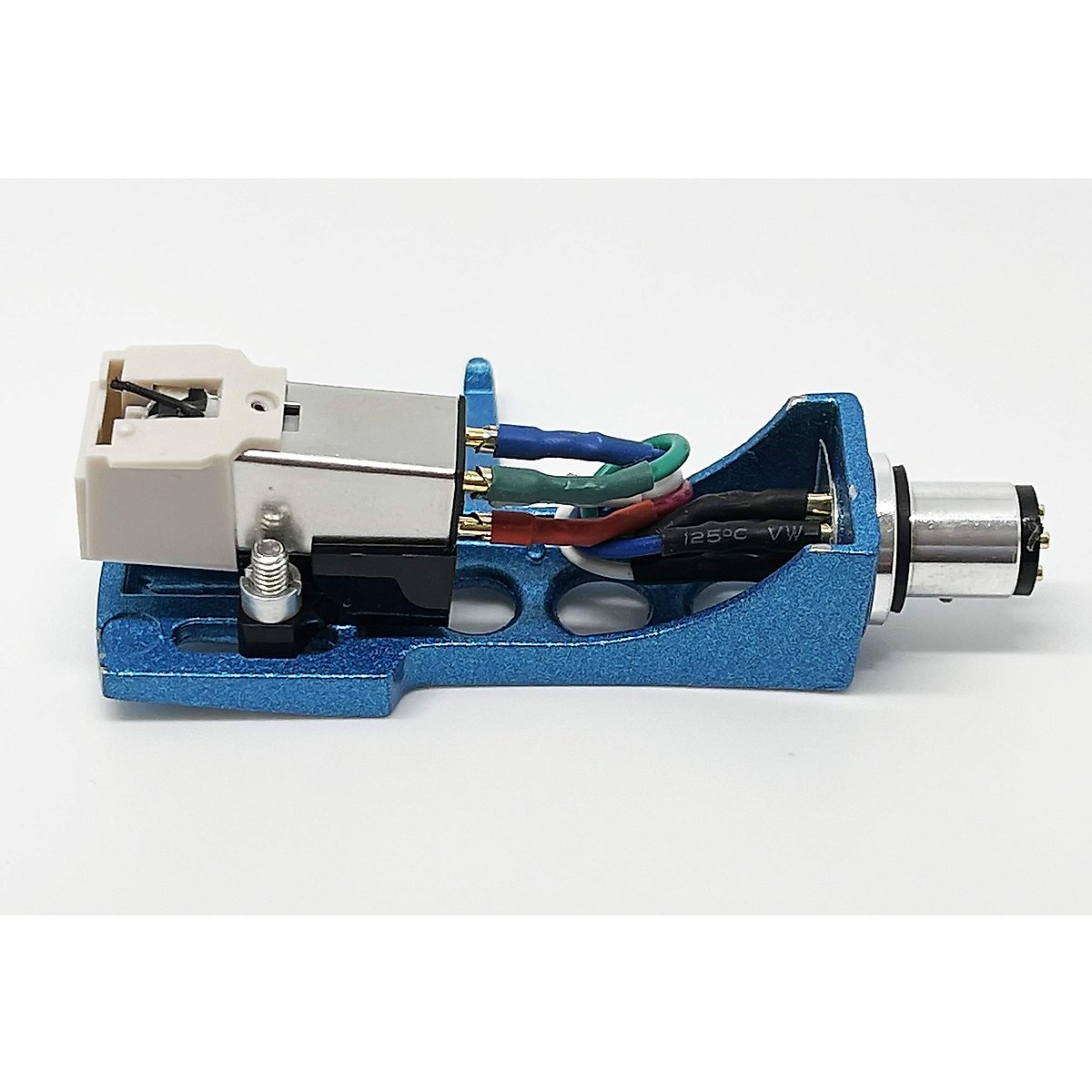Cartridge, conical Stylus, needle with mounting bolts and Sky Blue Headshell for Technics SL-1200, SL-1210, SL-1600, SL-1610, SL-1700, SL-235, SL-23A, SL-B2, SL-B202