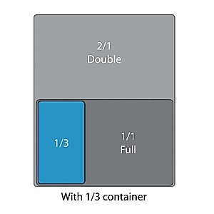 Cambro 30CWD135 Camwear Clear Drain Shelf for 1/3 Size Food Pans