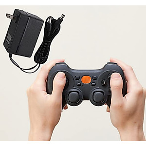 Power Supply, Power Adapter, ABS Power Supply Charger for NES/SNES/Genesis 3 in 1 Game Console Charger Power Adapter US 110-240V