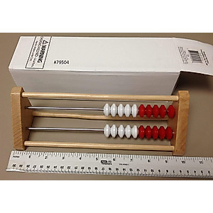 hand2mind 20 Bead Wooden Rekenrek Classroom Set, Abacus for Kids Math, Math Manipulatives Kindergarten, Counting Rack for Kids, Counters for Kids Math, Educational Toys for Elementary Kids (Set of 25)