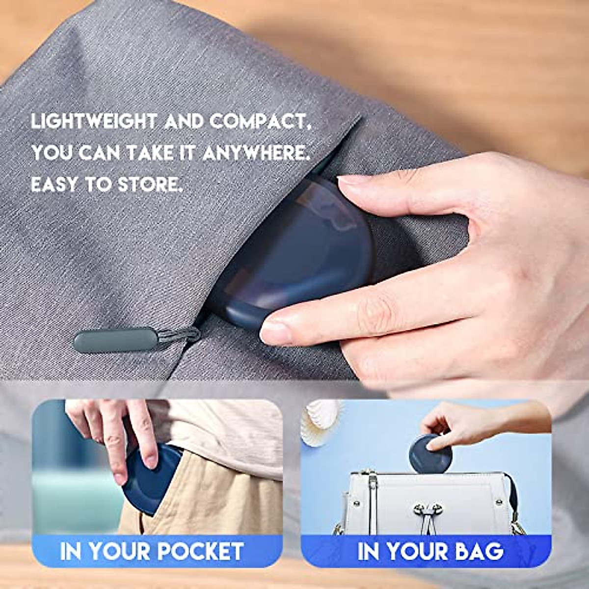 MAOPING USB Adapter Cable Conversion Storage Box, Multi-Type Charging Line Convertor Lightning Type C Micro Data Transfer Tool (White)