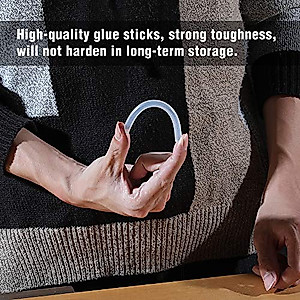 WORKPRO Full Size Hot Glue Sticks, 100-pack, 0.43x4 Inches, Compatible with Most Glue Guns, Multipurpose for DIY Art Craft General Repairs, Home Decorations and Gluing Projects