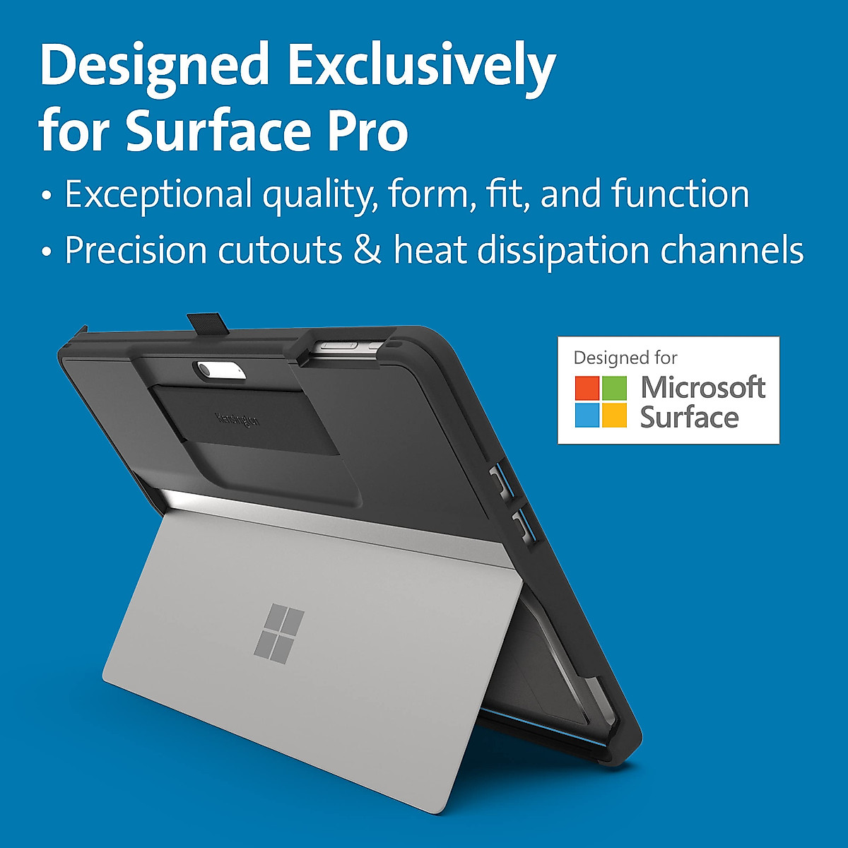 Kensington Blackbelt Rugged Case Surface Pro 11, Surface Pro 10, Surface Pro 9 (2022) - Black (K96540WW)