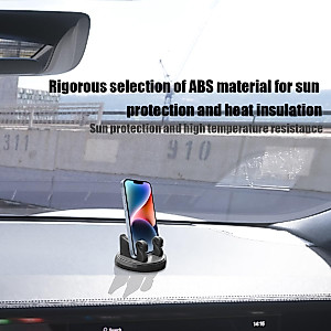 zipelo Dashboard Phone Holder, Car Cell Phone Mount, 360° Rotatable Auto Cradle, Swan Design Thickness Adjustable Cellphone Holder, Compatible with Most Smartphones and More