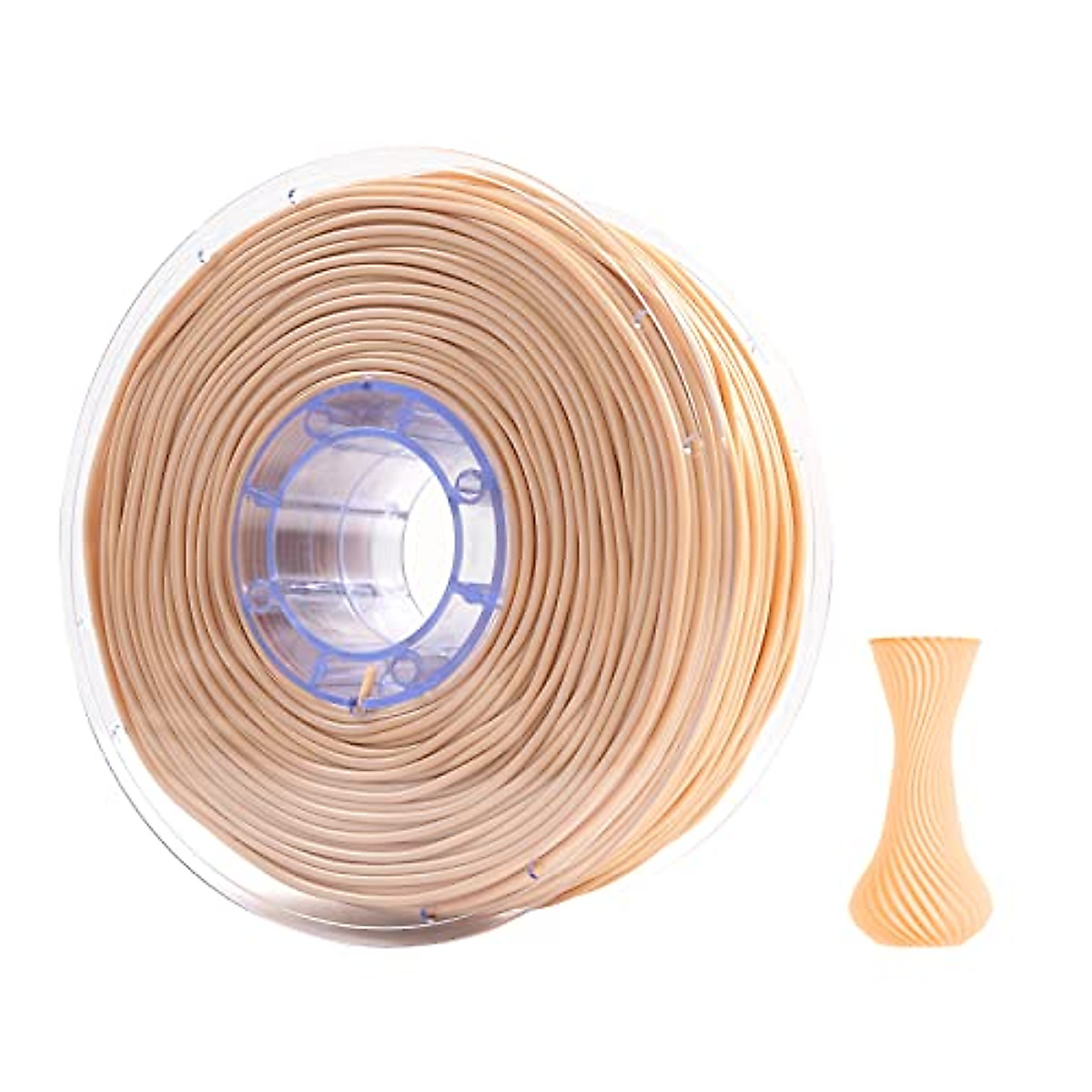 FAYYA 3D Printer Filament 2.85mm Diameter Flexible Rubber 1KG Spool (2.2lbs) Dimensional Accuracy +/- 0.02mm Consumables Printing Material Supplies Black+White+Blue+Green+Red+Yellow+Brown