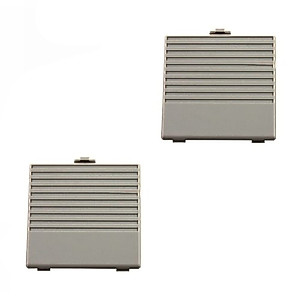 SaiDian 2Pcs Battery Cover Replacement Battery Door Cover Lid Replacement Gray for Game Boy