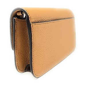 Tory Burch Women's Britten Leather Chain Wallet Tiramisu