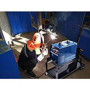 Aain Universal MIG Welding Cart, Rolling Welding Cart with Wheels for TIG MIG Welder, 110Lbs Capacity, Black