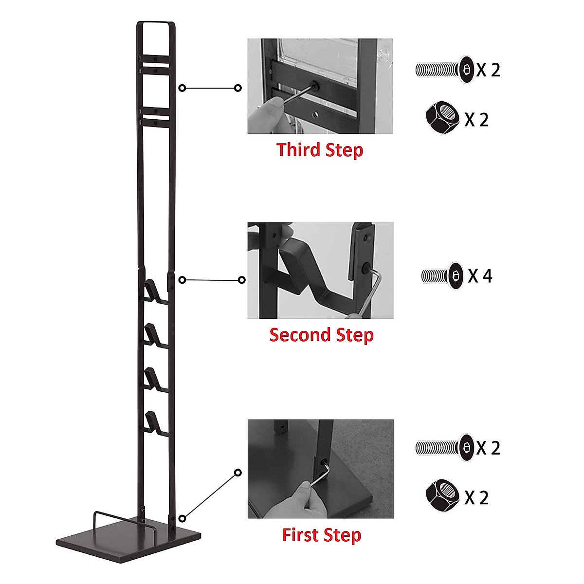 Storage Stand Dock Dockings Station for Dyson V11 V10 V8 V7 V6 Cordless Stick Vacuum Cleaner, Stable Metal Storage Bracket Organizer Rack