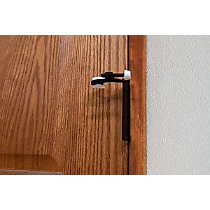 Design House 189118 Hollow Core Hinge Pin Door Stop, 5-Pack, Matte Black, 5 Piece