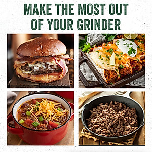 LEM Products BigBite #8 Meat Grinder and Grinder Foot Switch Bundle, 0.50 HP Stainless Steel Electric Meat Grinder Machine, Ideal for Regular Use