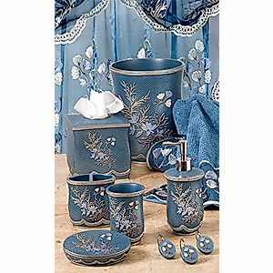Popular Bath Capri, Tissue Box, Slate Blue