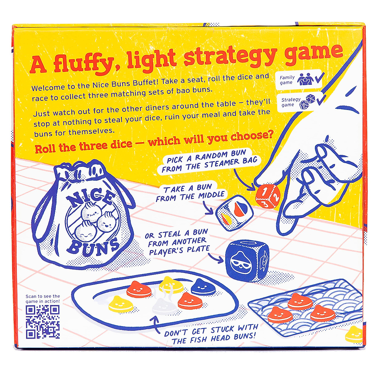 Big Potato Nice Buns: Light Family Strategy Game for Families and Adults