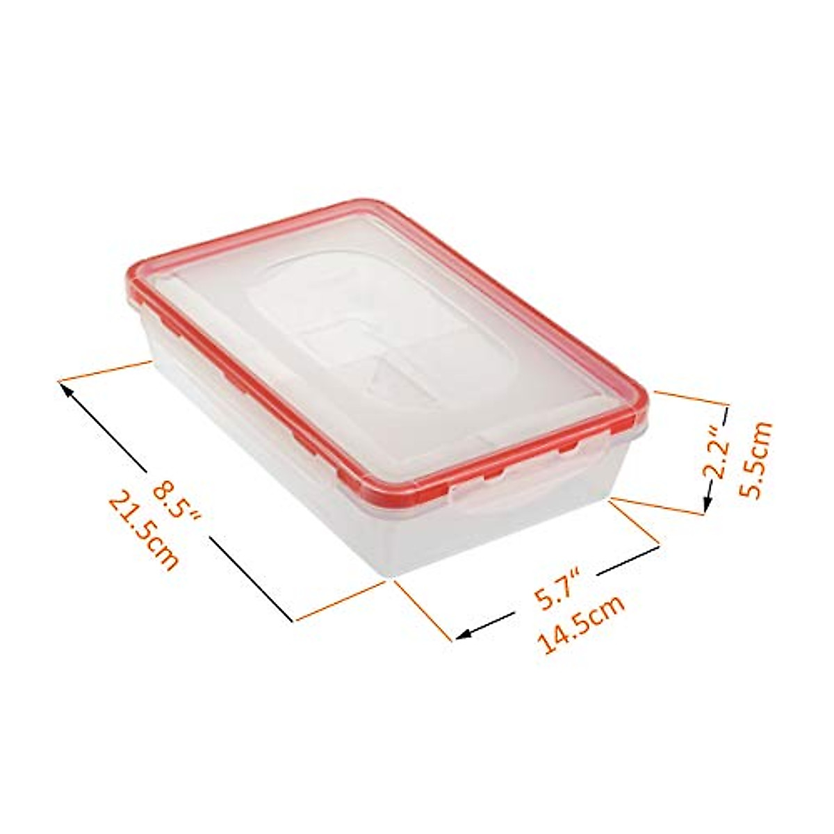 Bento Lunch Box 3pcs set 24oz - Meal Prep Containers Microwavable - BPA Free - External Leak Proof - Portion Control Containers - Food Prep Containers Dishwasher Friendly - Snap Locking Lid