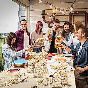 100 Pcs Adventure Awaits Cellophane Treat Bags Adventure Party Decoration Travel Themed Candy Goodie Favor Bags World Map Birthday Party Plastic Bag for Travel Retirement Wedding Party