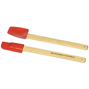 Norpro - 3000R Norpro 2-Piece Mini Spatula Set, Red