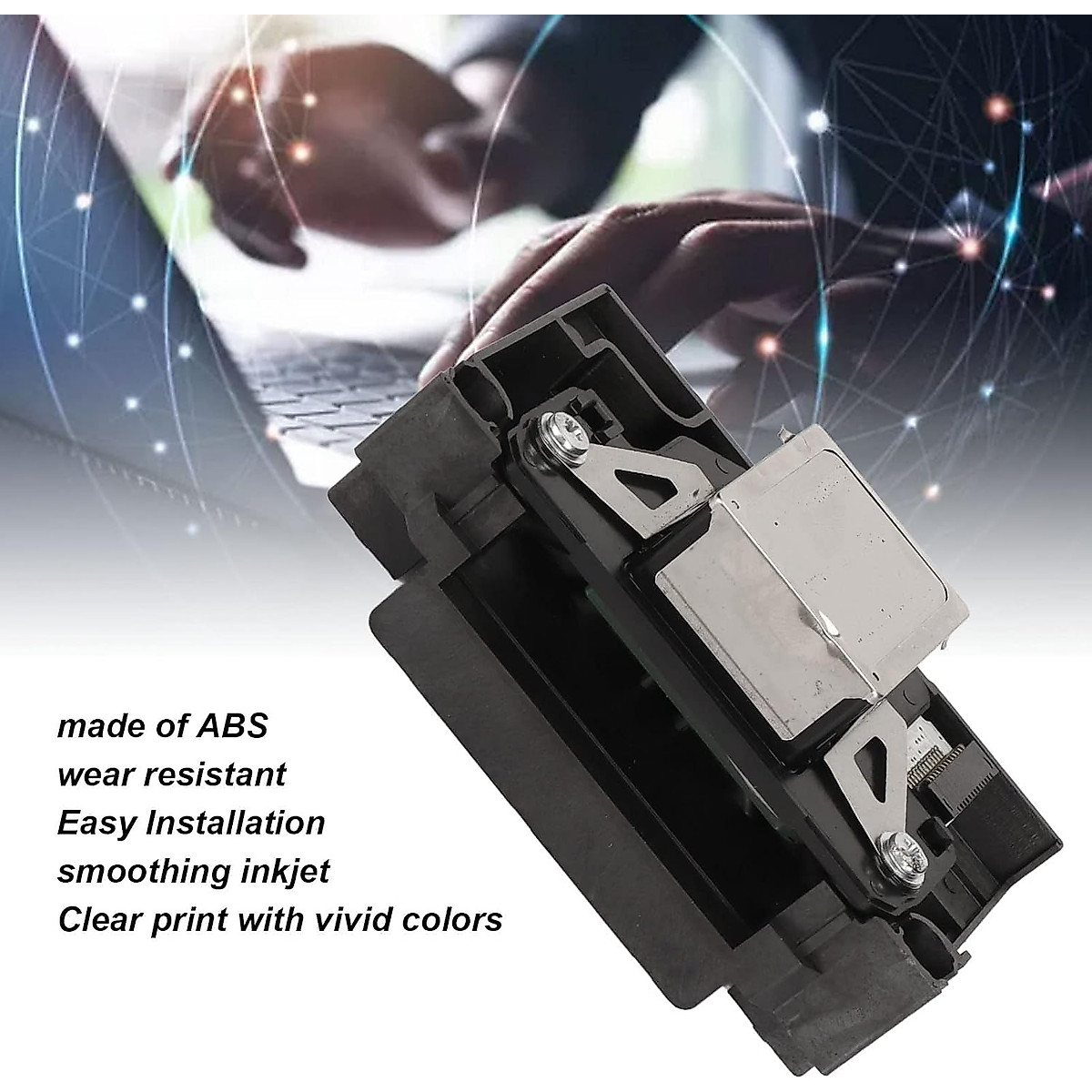 TOPINCN Office Printhead ABS Color Printhead Replacement R330 L800 L801 L805 R290 R280 T50 TX650 PX650 RX610 RX690 Print Head Color Printer Scanner Accessories