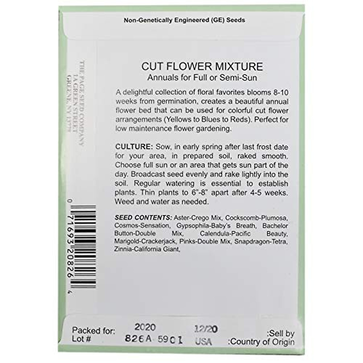 Black Duck Brand Set of 25 Cut Flower Seed Packets! Flower Seeds in Bulk - Great for Creating The Garden of Your Dreams! (25, Cut Flower Mix)