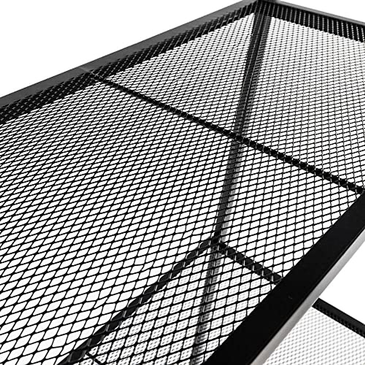 4 Tier Heavy Duty Metal Leaning Ladder Shelf Bookcase Bookshelf Storage Shelves, Black