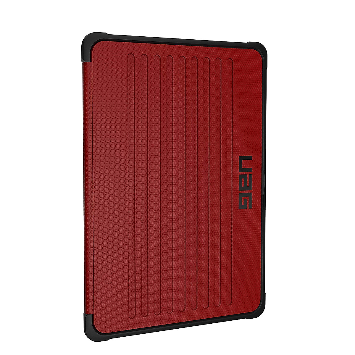 URBAN ARMOR GEAR UAG Designed for iPad 9.7 Universal Case - iPad 9.7 (2017 5th Gen & 2018 6th Gen), iPad Pro 9.7, iPad Air 1/Air 2 Metropolis Folio Rugged Military Drop Tested, Magma w/Black Logo