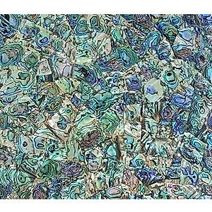 48 x 48 Inches Restaurant Table Top Overlaid with Abalone Shell Square Shape Marble Dining Table from Indian Art and Crafts