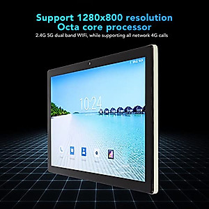 4G LTE Calling Tablets, 10.1Inch for Android 8.1 MT6755 Octa Core Gaming Tablet with 1280x800 IPS HD Display, Dual Camera, Dual Card, 2GB RAM 32GB ROM, Kids Learning (Green)