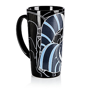 Gift Republic GR450029 Cheshire Cat Heat Chaning Mug, Large (Pack of 1), BLACK