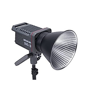 amaran 200x S 200W Bi-Color LED Video Light, 2700-6500k CRI95+, TLCI98+ Bluetooth App Control 9 Built-in Lighting Effects DC/AC Power Supply Bowens Mount Silent Fan (amaran 200xS)