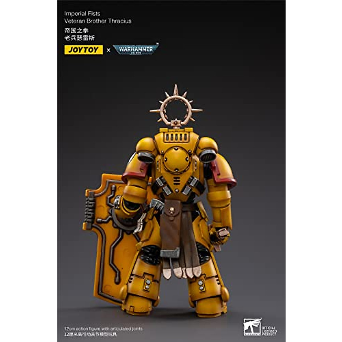 HiPlay JoyToy × Warhammer 40K Officially Licensed 1/18 Scale Science-Fiction Action Figures Full Set Series -Imperial Fists Veteran Brother Thracius