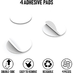 Durable Rounded Corners Long Lasting Modern Design Sign Standard Exit Wall or Door Sign Durable Plastic and Easy Installation (3 x 8 Inch)