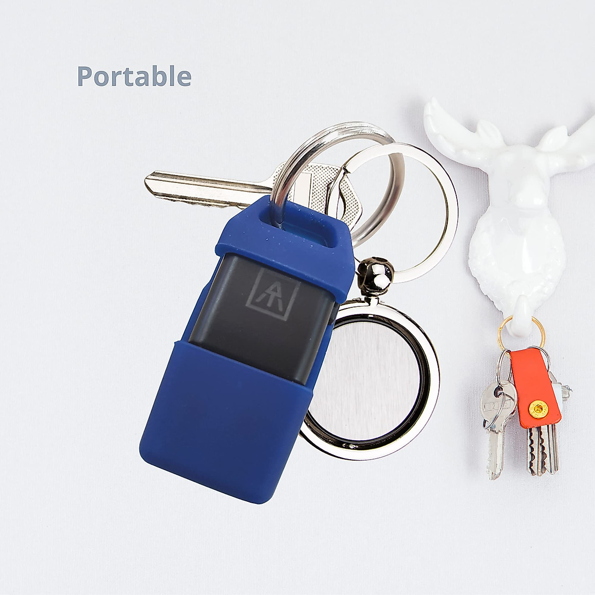 AUTHENTREND ATKey.Pro - FIDO2 Certified Security Key, USB Fingerprint authenticaiton USB-A Ports, Protect Online Accounts : Windows, Linux, Mac OS, Google, Bank of America, Facebook, Twitter, Apple