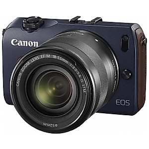Canon mirrorless interchangeable lens camera EOS M double lens kit EF-M18-55mm F3.5-5.6 IS STM/EF-M22mm F2 STM included Beiburu EOSMBL-WLK - International Version (No Warranty)