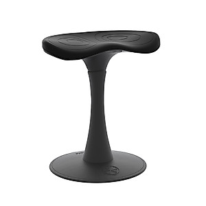 Safco Products 2271BL Fidget Active Stool, 18", Black