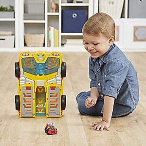 Playskool Heroes Transformers Rescue Bots Academy Bumblebee Track Tower 14" Playset, 2-in-1 Converting Robot, Collectible Toys for Kids Ages 3 & Up
