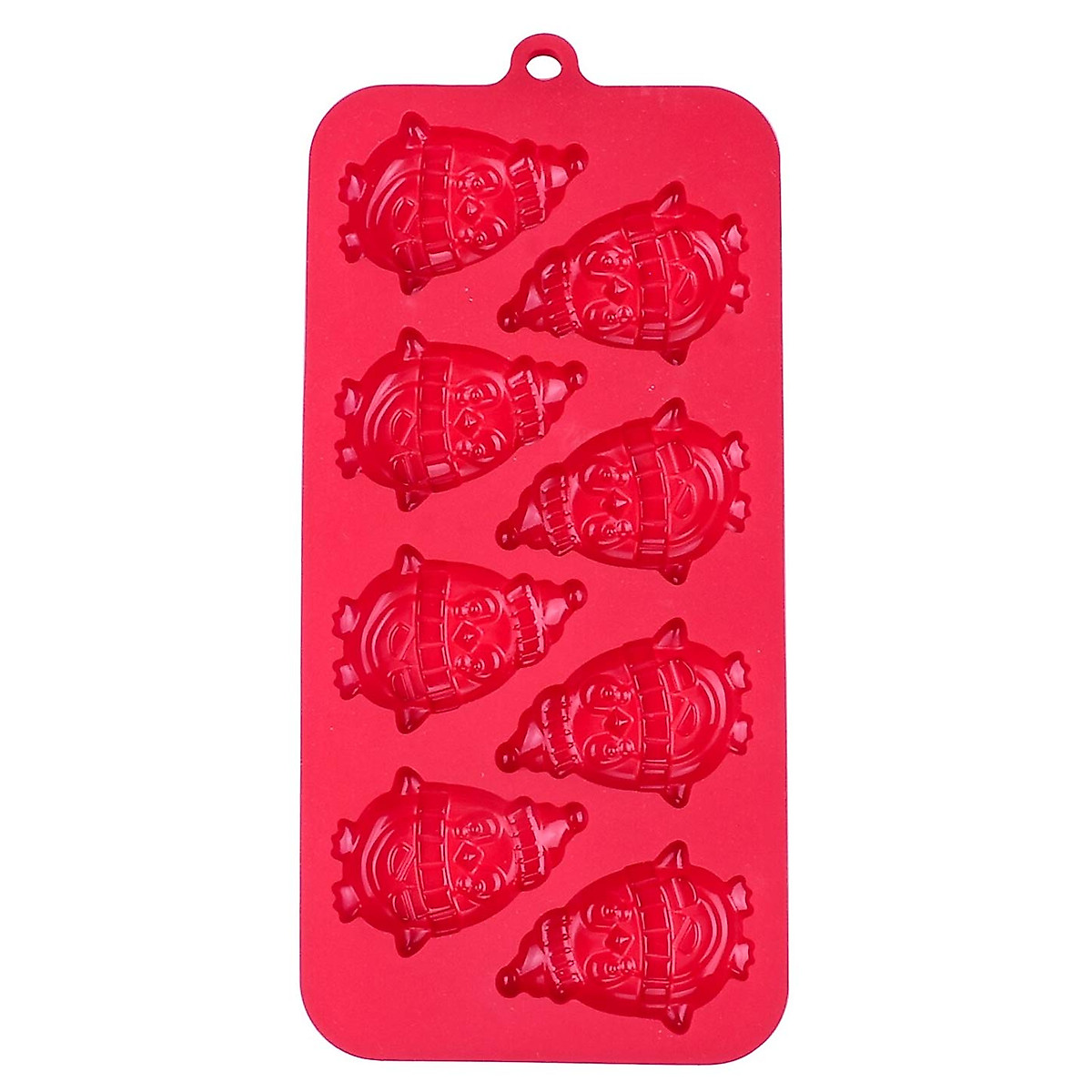 Christmas Penguin 8 Cavity Silicone Mold Baking Chocolate Candy Making Ice Cube Molds