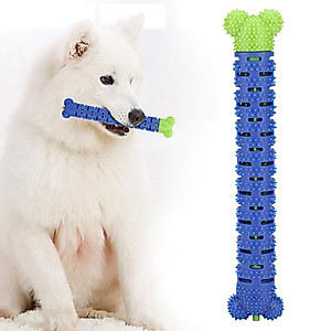 HEEPDD Dog Toothbrush Stick, 9.84inch Puppy Chew Toothbrush Stick Teeth Cleaning Dental Toys for Dental Care