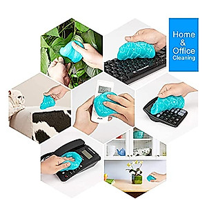 Car Cleaning Gel for Car Detailing Kit Car Cleaning Kit Car Cleaning Putty for Car Interior Car Slime for Cleaning Car Putty Dust Cleaner Gel Car Accessories Keyboard Cleaner (Blue)