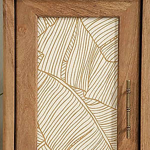 Sauder Coral Cape TV Stand with Storage, L: 41.97" x W: 17.64" x H: 28.11", Sindoori Mango Finish