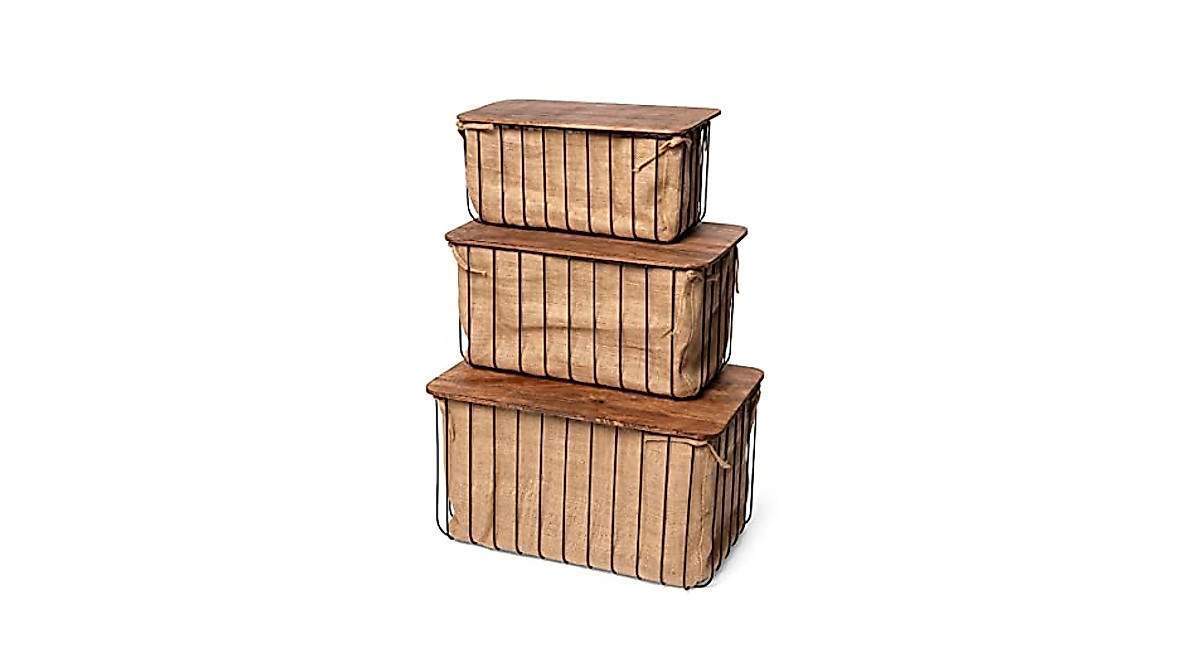 Stacked Root Storage Bins by Gardener's Supply Company