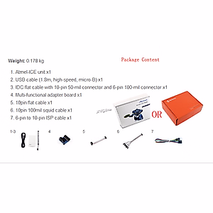 TPI aWire SPI debugWIRE with Additional Adapter and Cables_AB