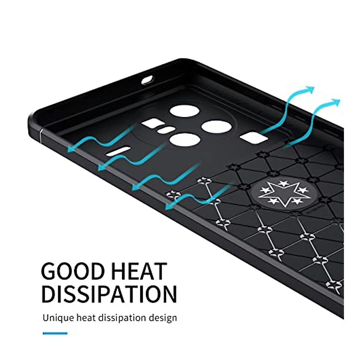 YukeTop Cover for Oppo Reno2 Case, Soft TPU, Drop-Resistant, Rear Ring Holder, Cover Protection for Oppo Reno2.(Black)