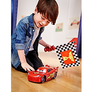 Disney Cars Toys Flag Finish Lightning McQueen