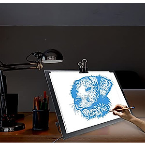 A3 Diamond Painting Light Pad with Built-in Stand, Hawanik A3 Large LED Tracing Light Box with Stand for Vinyl Weeding Drawing