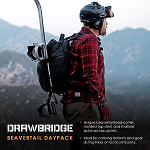 HAZARD 4 Drawbridge: Gear-Retention Modular Daypack - Black