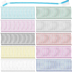 300 Pcs Pet Toothbrush Bulk Dog Double Sided Brushes Puppy Tooth Brushing Kit Soft Bristles Long Handle Dog Tooth Brush for Small Dog Cat Puppy Teeth Cleaning Oral Dental Care Supplies (10 Colors)