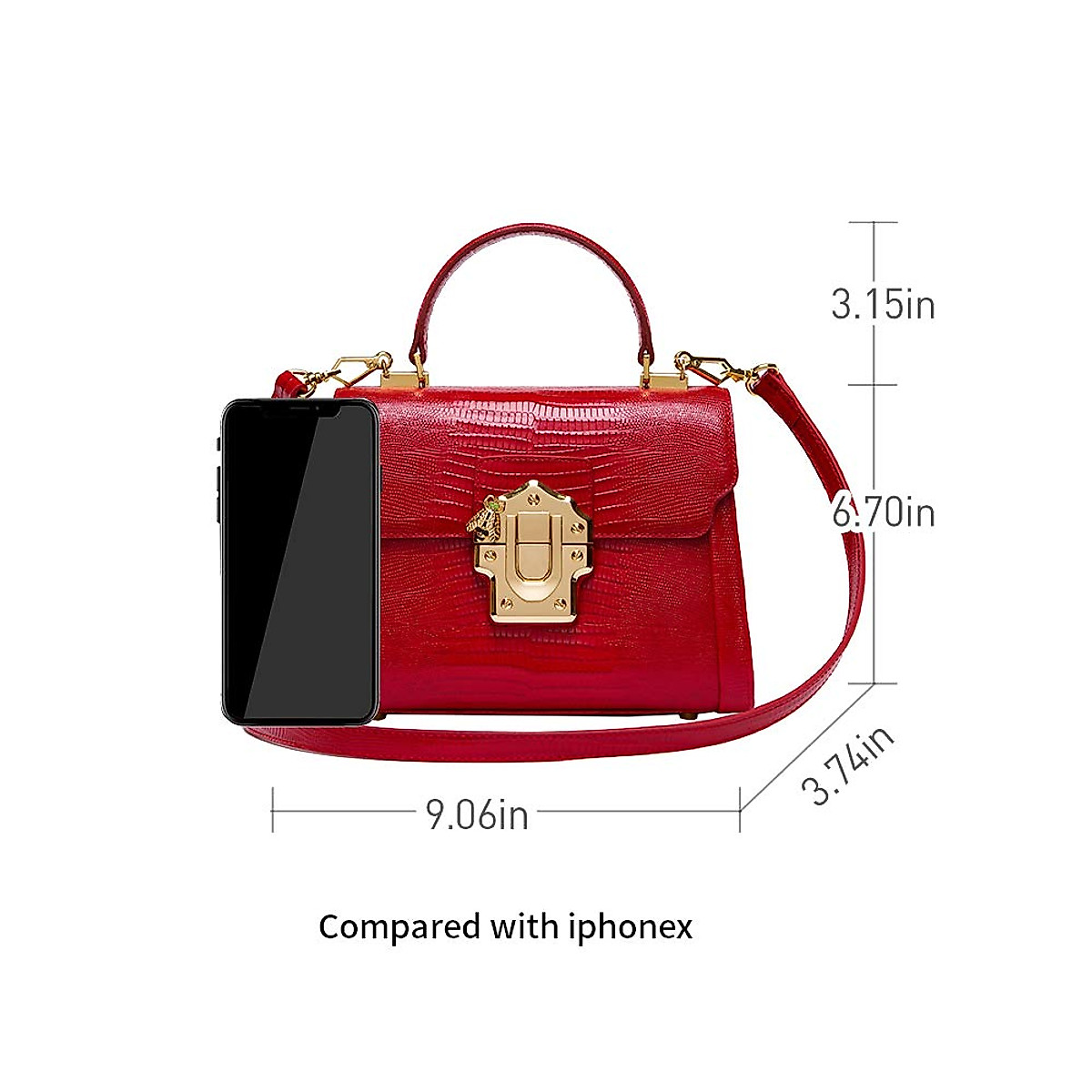 Leather Purses For Women With Drawstring Closure - Crossbody Purses For Women Adjustable Strap Shoulder Purse Hobo Bags (Red)