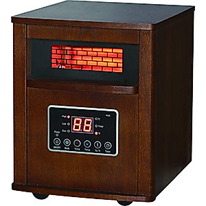 Comfort Glow QEH1410 Infrared Quartz Heater, Oak