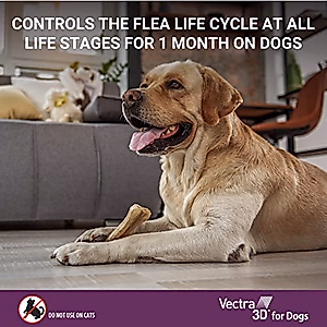 Vectra 3D for Dogs Flea, Tick & Mosquito Treatment & Prevention for Medium Dogs (21 – 55 lbs), 6 Month Supply