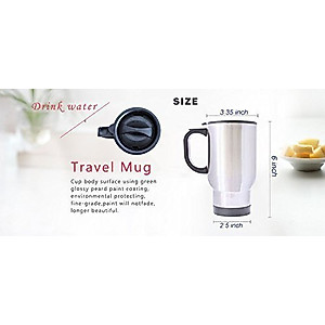 Easyolife I Smile Because You're My Brother-in-Law - Funny Travel Mug 14oz Coffee Mugs Cool Unique Birthday for Men and Women