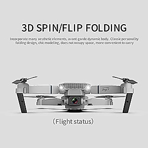 Mini Drone for Kids with Dual 4K HD FPV Camera Remote Control Toys Xmas Gifts for Boys Girls with Altitude Hold, Headless Mode, One Key Start Speed Adjustment,3D Flips,Include Built-in Battery